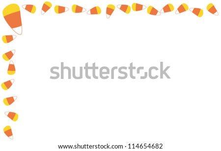Candy Corn Border Pattern Stock Vector (Royalty Free) 114654682 ...