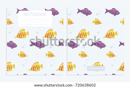 Cute Fish Vector Stock Vector 141175573 - Shutterstock
