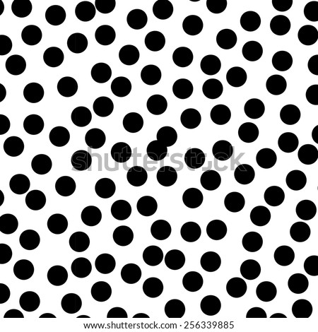 Vetor stock de Random Polka Dot Vector Pattern (livre de direitos ...