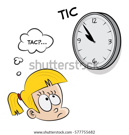 Watching Clock Stock Vector 577755682 - Shutterstock